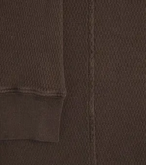 Citizens Of Humanity Cotton Waffle-stitch Crew Neck Sweater
