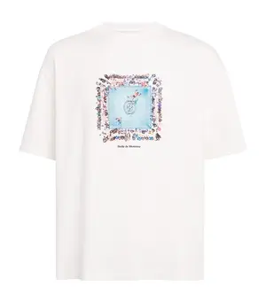 Drole De Monsieur Cotton Boxing Ring T-shirt - White