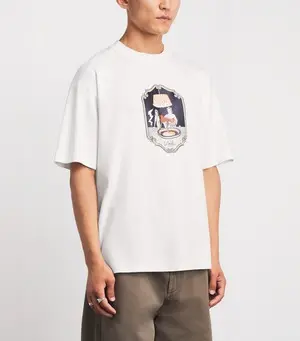 Drole De Monsieur Cotton Casino T-shirt - White