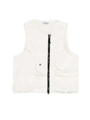 Stone Island Cotton Nylon Micro Ripstop Vest - Multicolor