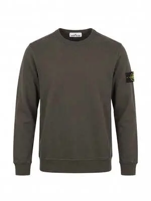 Stone Island Organic Cotton Fleece Sweatshirt - Multicolor