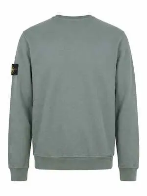 Stone Island Organic Cotton Fleece Sweatshirt - Multicolor