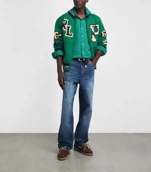 Polo Ralph Lauren Cotton Poplin Check Polo Pony Shirt