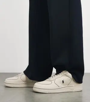 Polo Ralph Lauren Leather Masters Court Sneakers