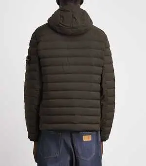 Stone Island Down Cordura Hooded Puffer Jacket