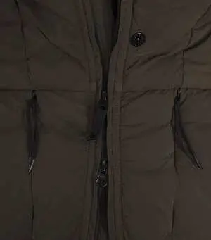 Stone Island Down Cordura Hooded Puffer Jacket