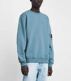 Stone Island Cotton Compass Pocket Sweatshirt
