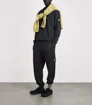 Stone Island Cotton Compass Sweatpants
