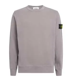 Stone Island Rib-knit Crewneck Sweatshirt