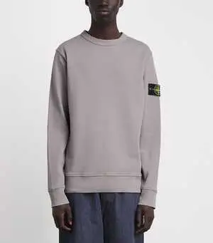 Stone Island Rib-knit Crewneck Sweatshirt