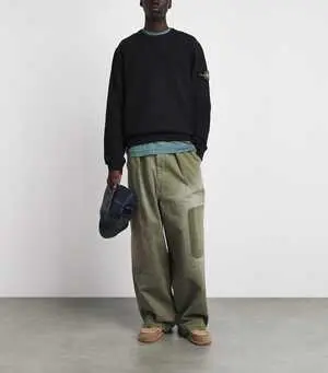 Stone Island Cotton Compass Sweatshirt