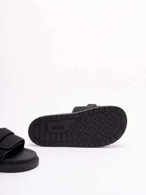 Fendi Black Ff Motif Slides