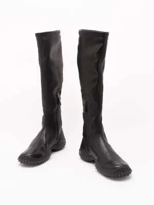 Miu Miu Stretch Leather Knee High Boots