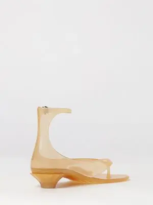 Chloé Jelly Thong Sandals In Pvc With Adjustable Ankle Strap - Brown