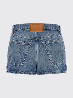 Alexander Wang Slim-fit Cotton Denim Miniskirt
