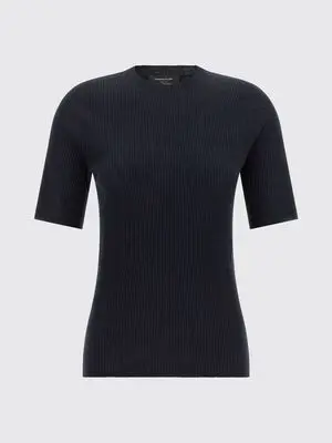 Fabiana Filippi Short-sleeved Crew-neck Jumper In Wool, Silk, And Cashmere Blend