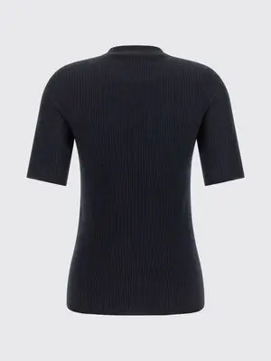 Fabiana Filippi Short-sleeved Crew-neck Jumper In Wool, Silk, And Cashmere Blend