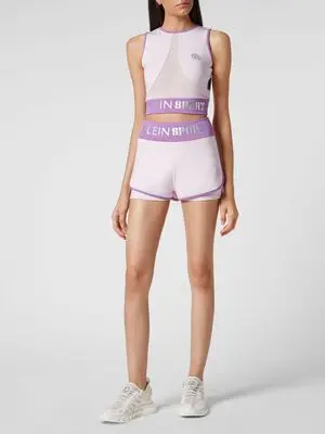 PLEIN SPORT Athletic Shorts - Lilac