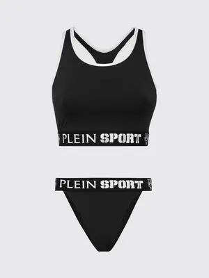 PLEIN SPORT High-waisted Polyamide Bikini With Sports Top