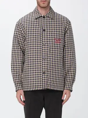 Drole De Monsieur Checkered Cotton Shirt Jacket