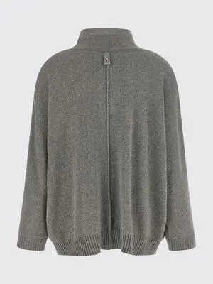 Alberta Ferretti Pure Cashmere High Neck Ribbed Jumper