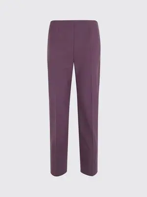 Alberta Ferretti High-waisted Wool Blend Trousers - Red