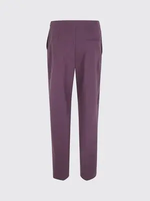 Alberta Ferretti High-waisted Wool Blend Trousers - Red
