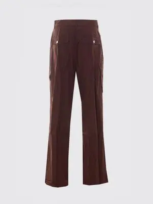 GANNI Slim Fit Stretch Organic Cotton Cargo Trousers - Brown