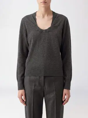 MAISON MARGIELA Long-sleeved Crew-neck Jumper In Pure Virgin Wool