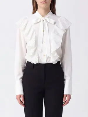 Alberta Ferretti Ruffled Shirt - White