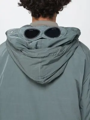C.P. COMPANY Chrome-r Hooded Windbreaker Jacket In Recycled Nylon