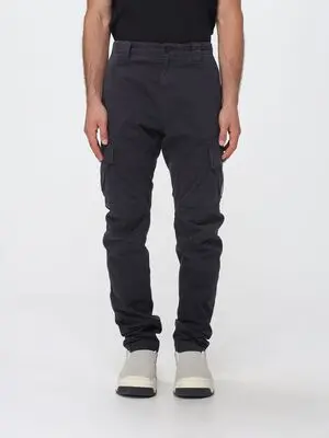 C.P. COMPANY Slim Fit Stretch Cotton Cargo Trousers - Black