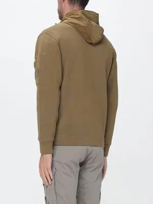 C.P. COMPANY Reversible Wool Hooded Zip-up Cardigan