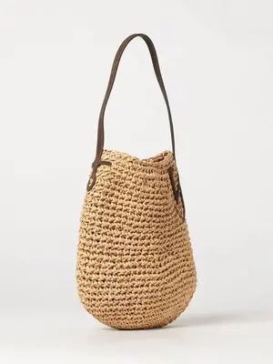 JW Anderson Small Bulb Raffia Shoulder Bag