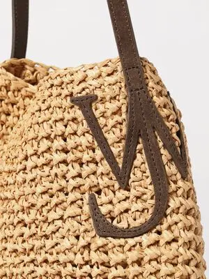 JW Anderson Small Bulb Raffia Shoulder Bag