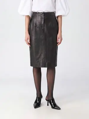 Magda Butrym Leather Pencil Skirt