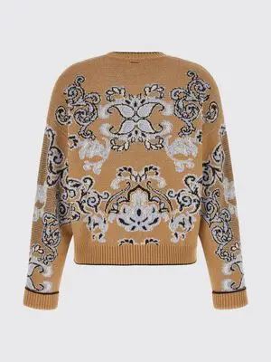 TWINSET Floral Pattern Wool & Cashmere Blend Jumper
