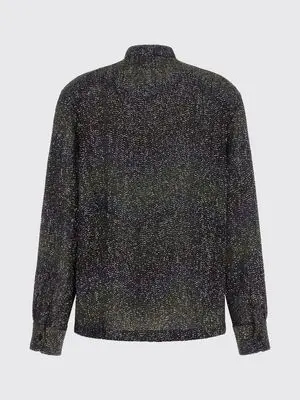 Missoni Sequin Mandarin Collar Long Sleeve Shirt - Multicolor
