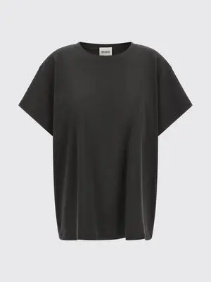 Khaite Relaxed-fit Cotton Crewneck T-shirt With Dropped Shoulders