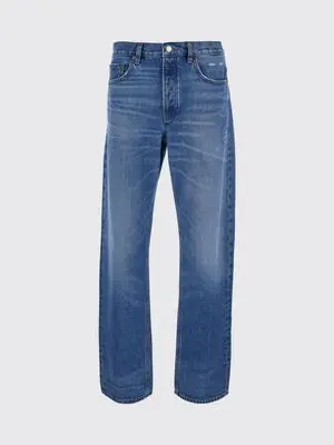 FRAME The Straight Mid-rise Cotton Denim Jeans