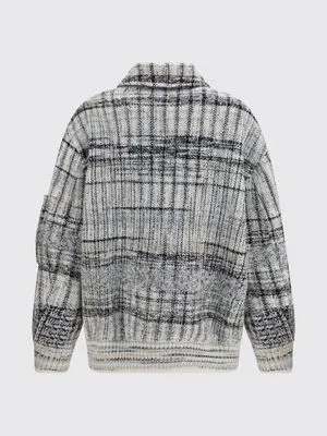 Missoni Wool Knit Bomber Jacket With Abstract Pattern And Zip Closure