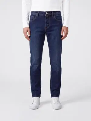 Jacob Cohen Scott Regular-fit Mid-rise Stretch- Jeans - Denim