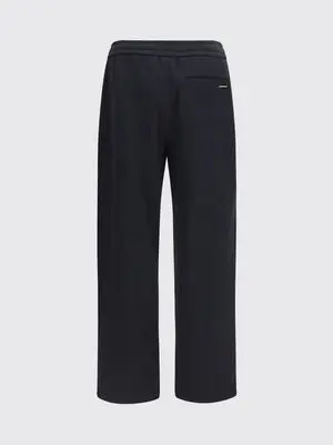 Moose Knuckles Cotton Jogging Trousers With Drawstring And Contrast Logo Detail