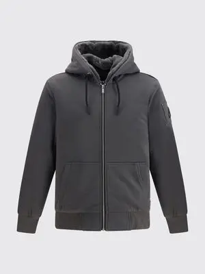 Moose Knuckles Cotton Blend Hooded Zip-up Sweatshirt