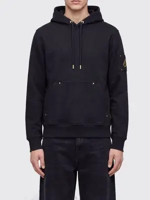 Moose Knuckles Cotton Hoodie With Kangaroo Pocket And Drawstring - Black
