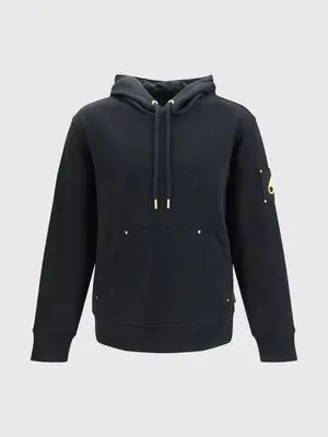 Moose Knuckles Cotton Hoodie With Kangaroo Pocket And Drawstring