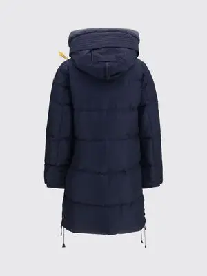 PARAJUMPERS Long Quilted Down Jacket With Hood And High Neck - Navy