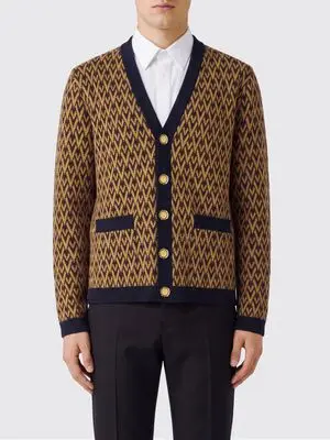 Valentino Garavani Vlogo Jacquard Cashmere Cardigan