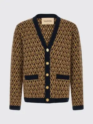 Valentino Garavani Vlogo Jacquard Cashmere Cardigan