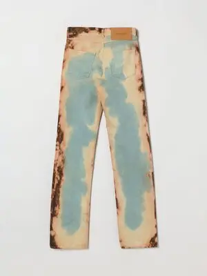 JW Anderson Tie-dye Denim Jeans - Pink